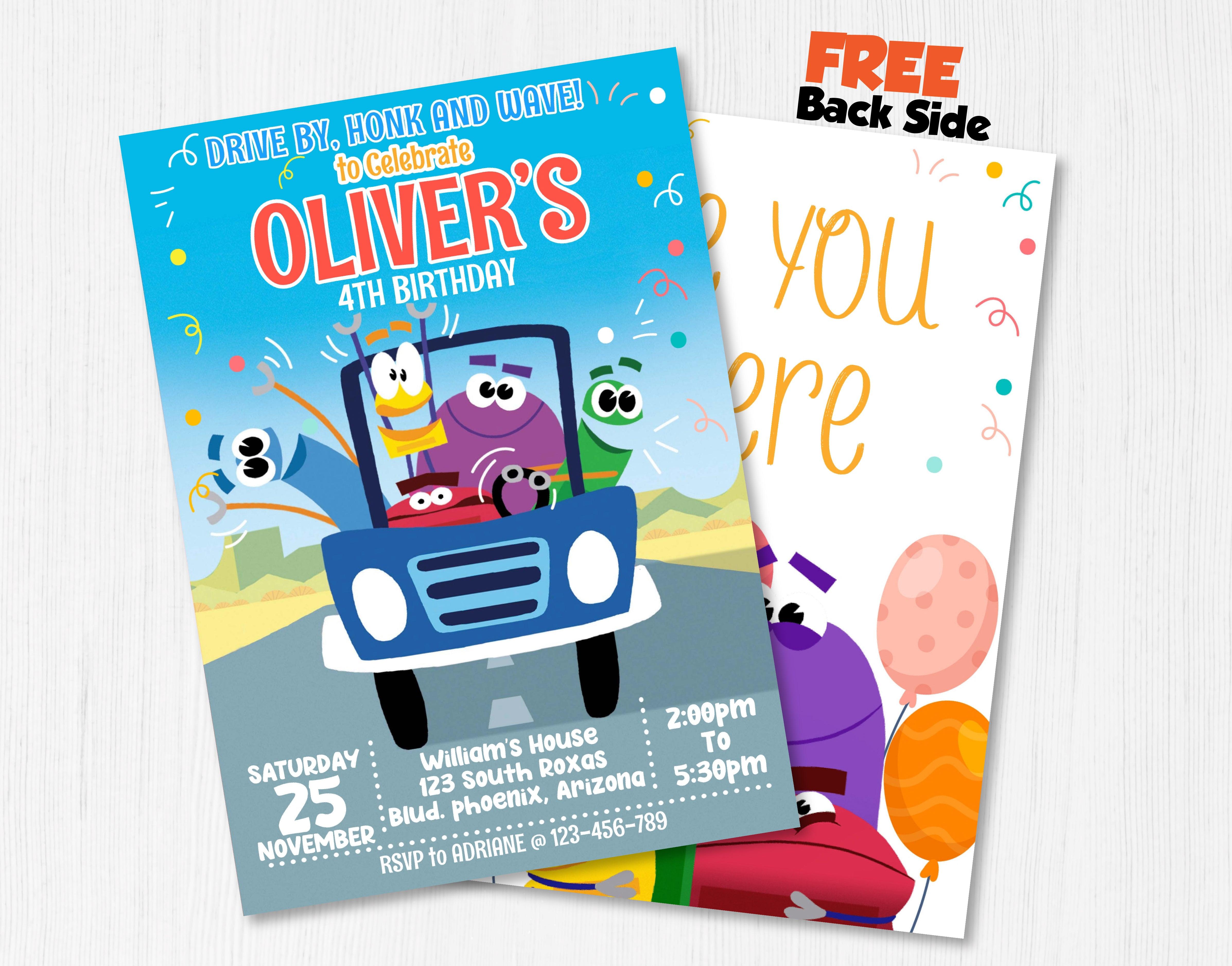 StoryBots Birthday Invitation | Beep, Bing, Bang, Boop, & Bo | Team 34 ...